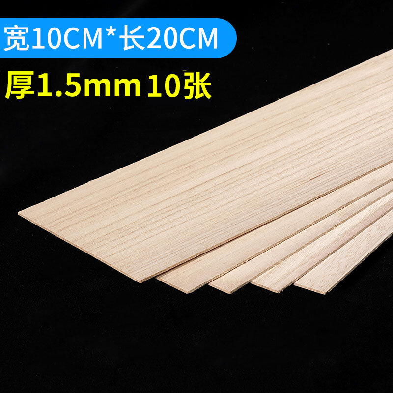 DIY Handmade Building Model Ingredients Solid Wood Board Model Aircraft ...