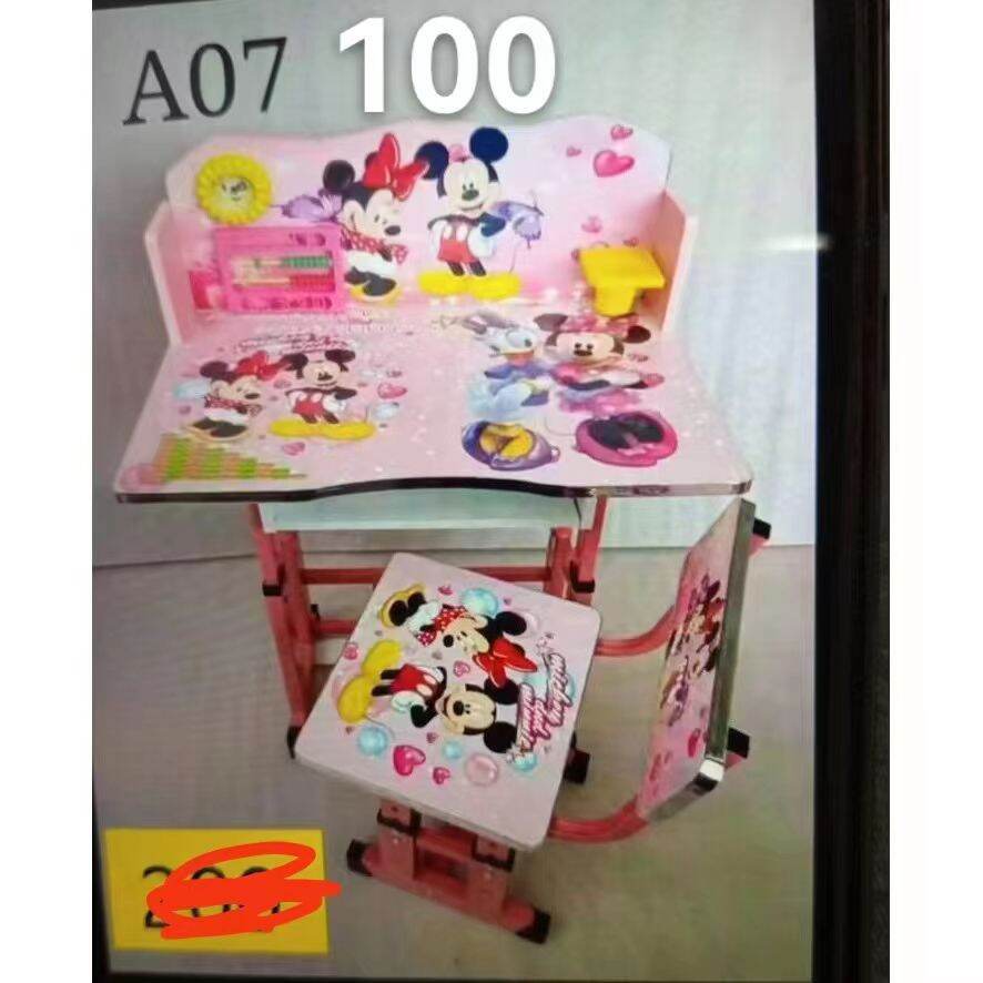 MEJA BELAJAR KANAK-KANAK/ STUDY TABLE CARTOON / MEJA BUDAK/MEJA CARTOON ...