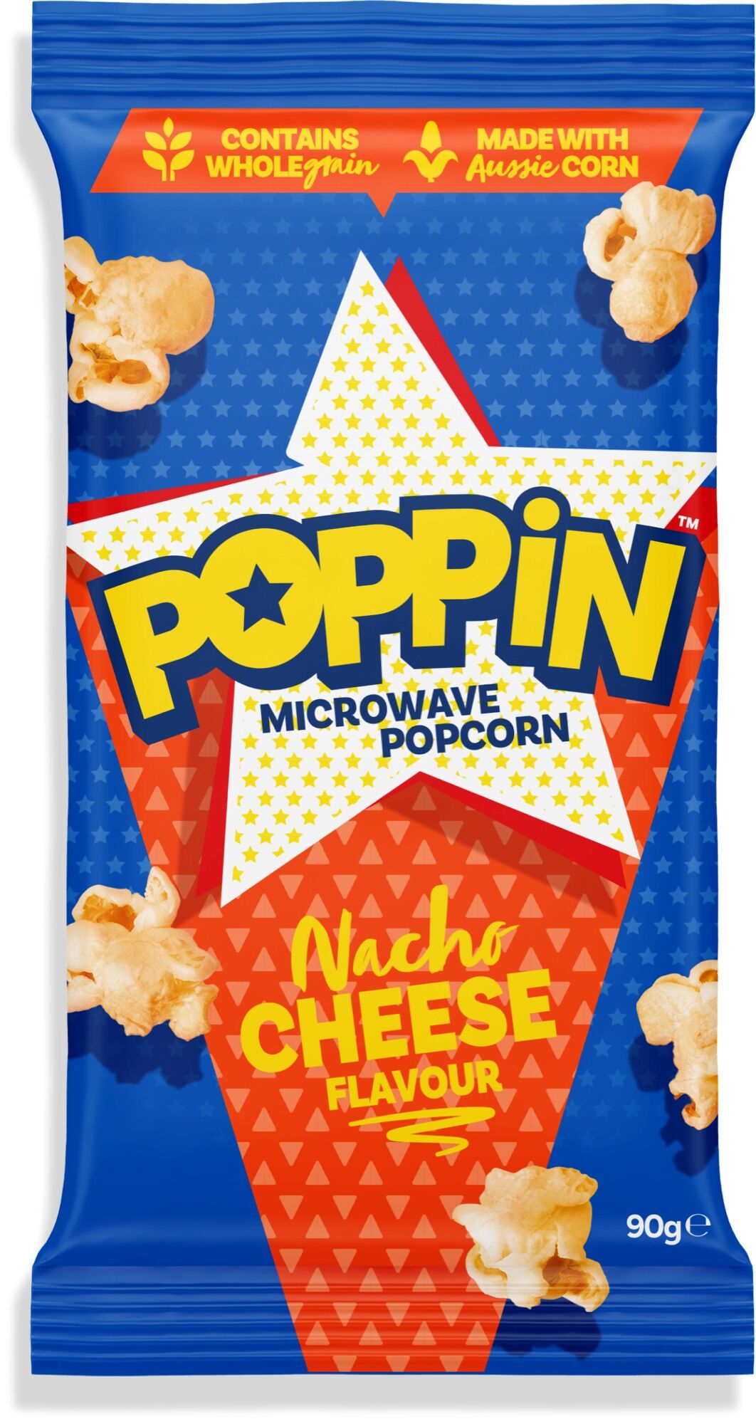Poppin Microwave Popcorn Cheese Flavour 90g Single Pack | Lazada