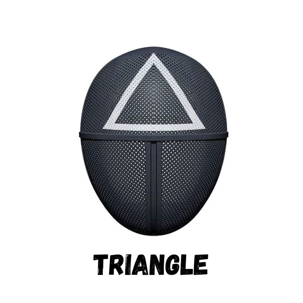 🔥Ready Stock🔥 Squid Game Mask Soldier Shield BOSS Triangle Square Mask ...