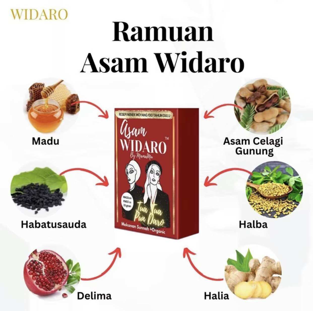 Jamu widaro (makanan sunnah) | Lazada