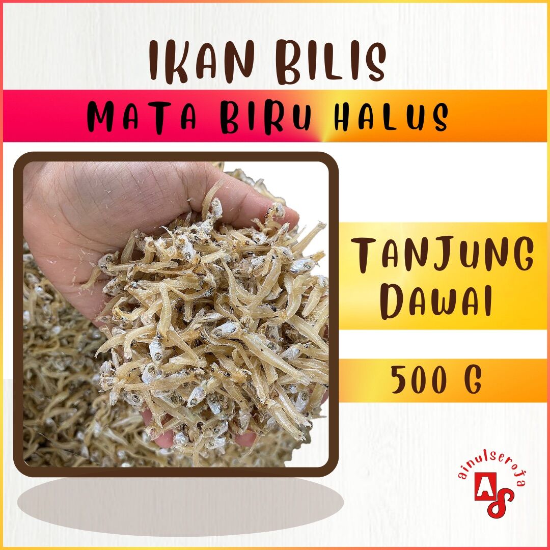Ikan Bilis Mata Biru Halus Tanjung Dawai 500g | Lazada