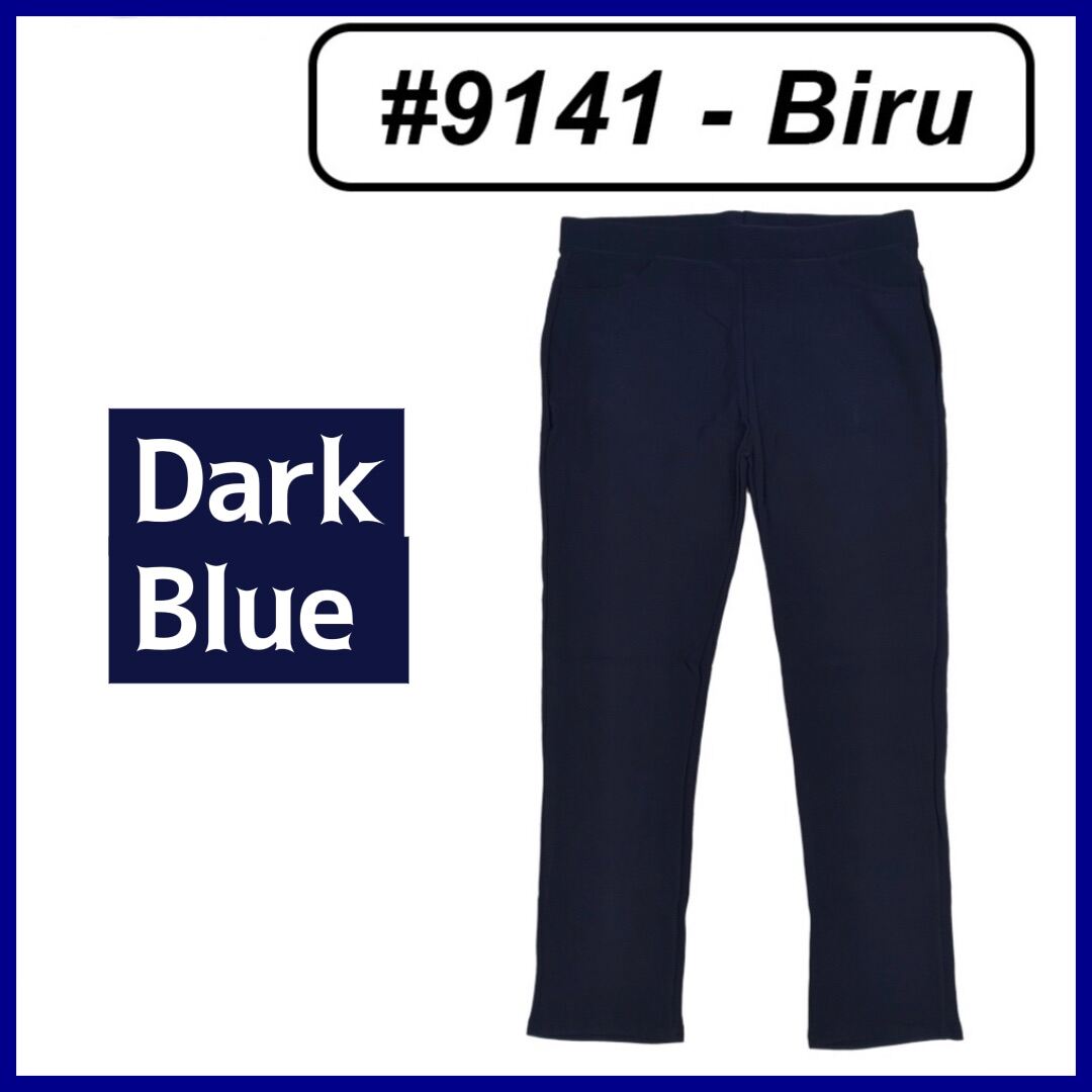 SELUAR SLEK WANITA JUMBO STRETCHABLE SIZE 914-1# SLIM FIT SLACK PANTS ...