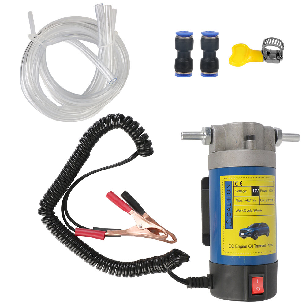 Motor Oil Diesel Extractor Pump 12V Oil Transfer Pump 1-4L/min Electric ...