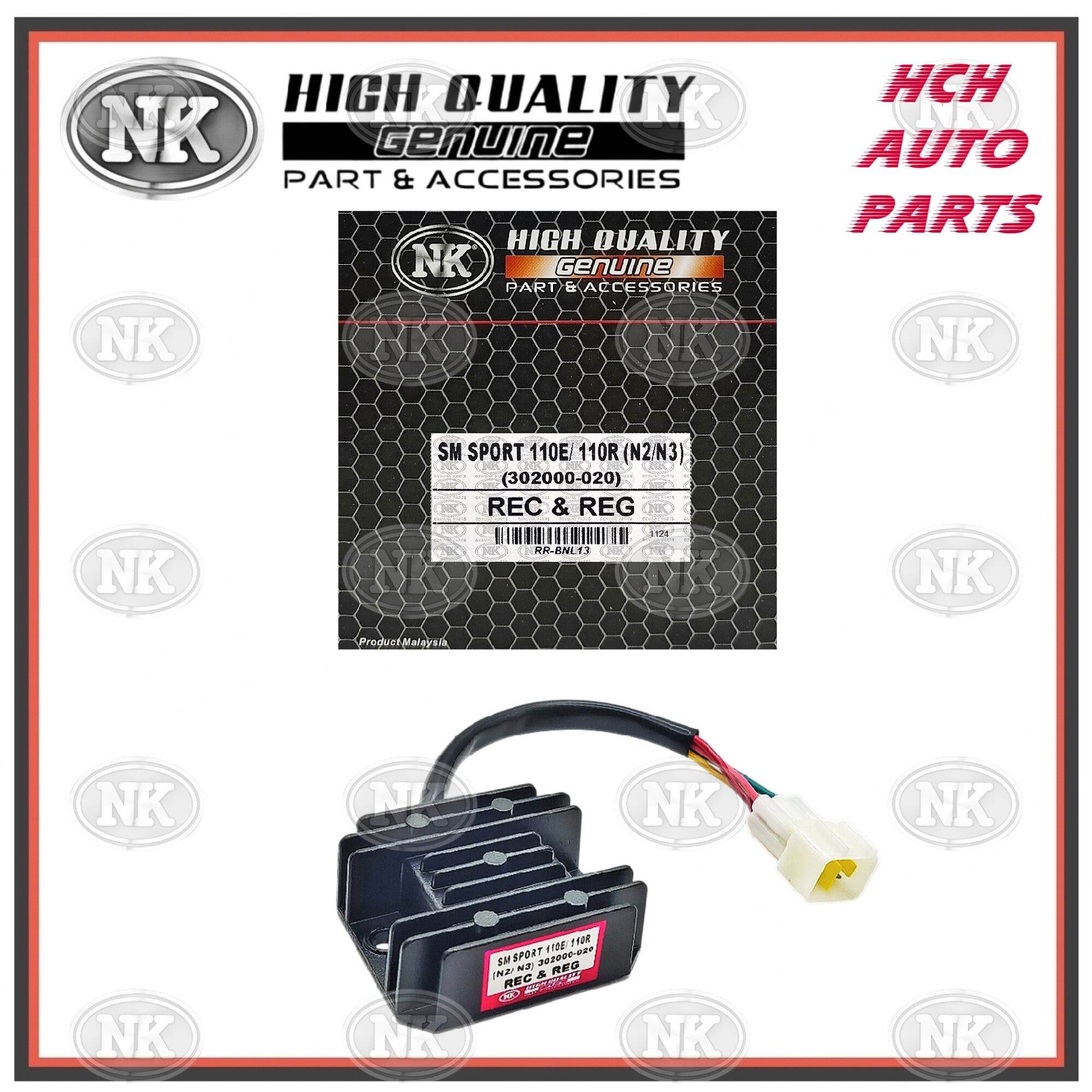 RECTIFIER & REGULATOR - BENELLI - SM SPORT 110R/ 110E (N1/N2/N3) - P/NO ...