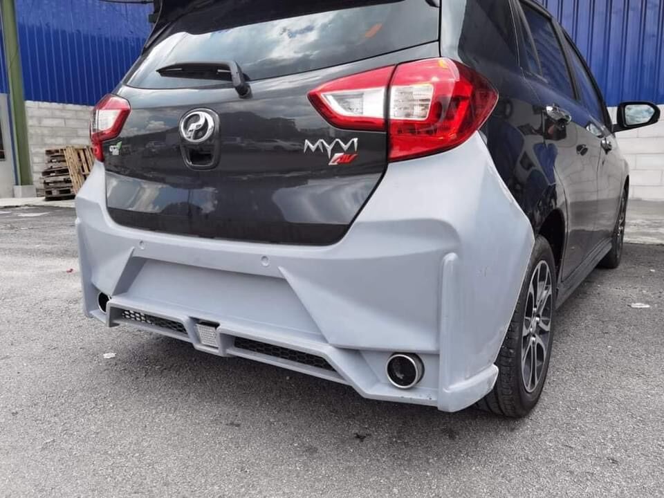 Perodua Myvi 2022 2023 2024 GT Bodykit body kit front rear bumper led ...