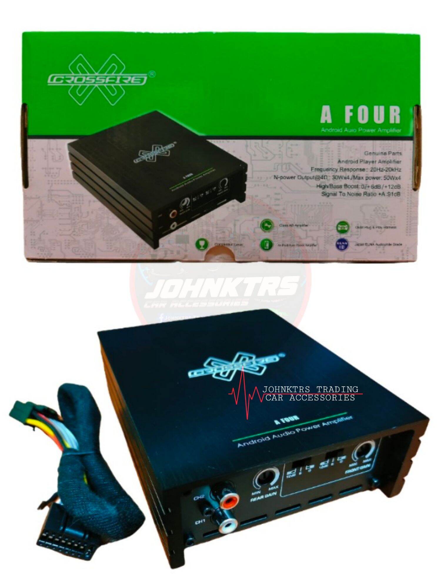 CROSSFIRE A FOUR Android Auto Power Amplifier | Lazada