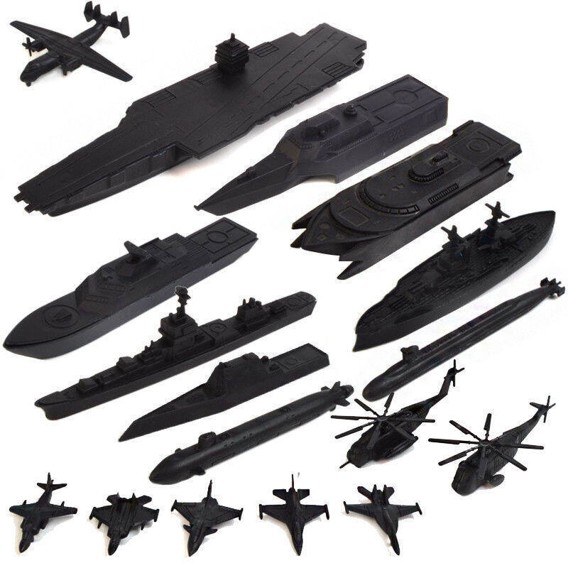 Plastic Military Ship Model Destroyer Aircraft Carrier Nuclear ...