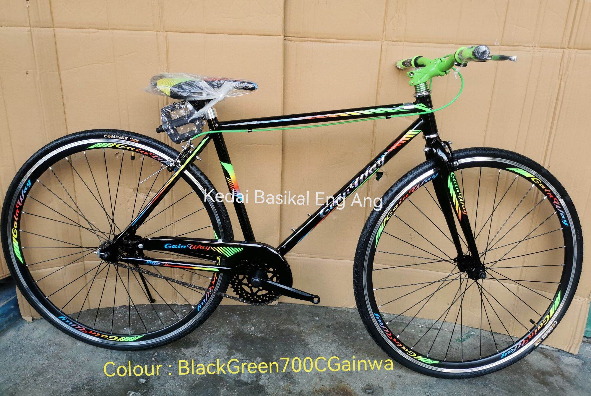 Basikal Fixie 700C Disc Brake ,ringkas dan colourful | Lazada