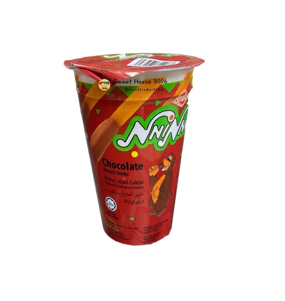 Nini Chocolate Stick Childhood Old Time Memories Biskut Jejari Coklat ...