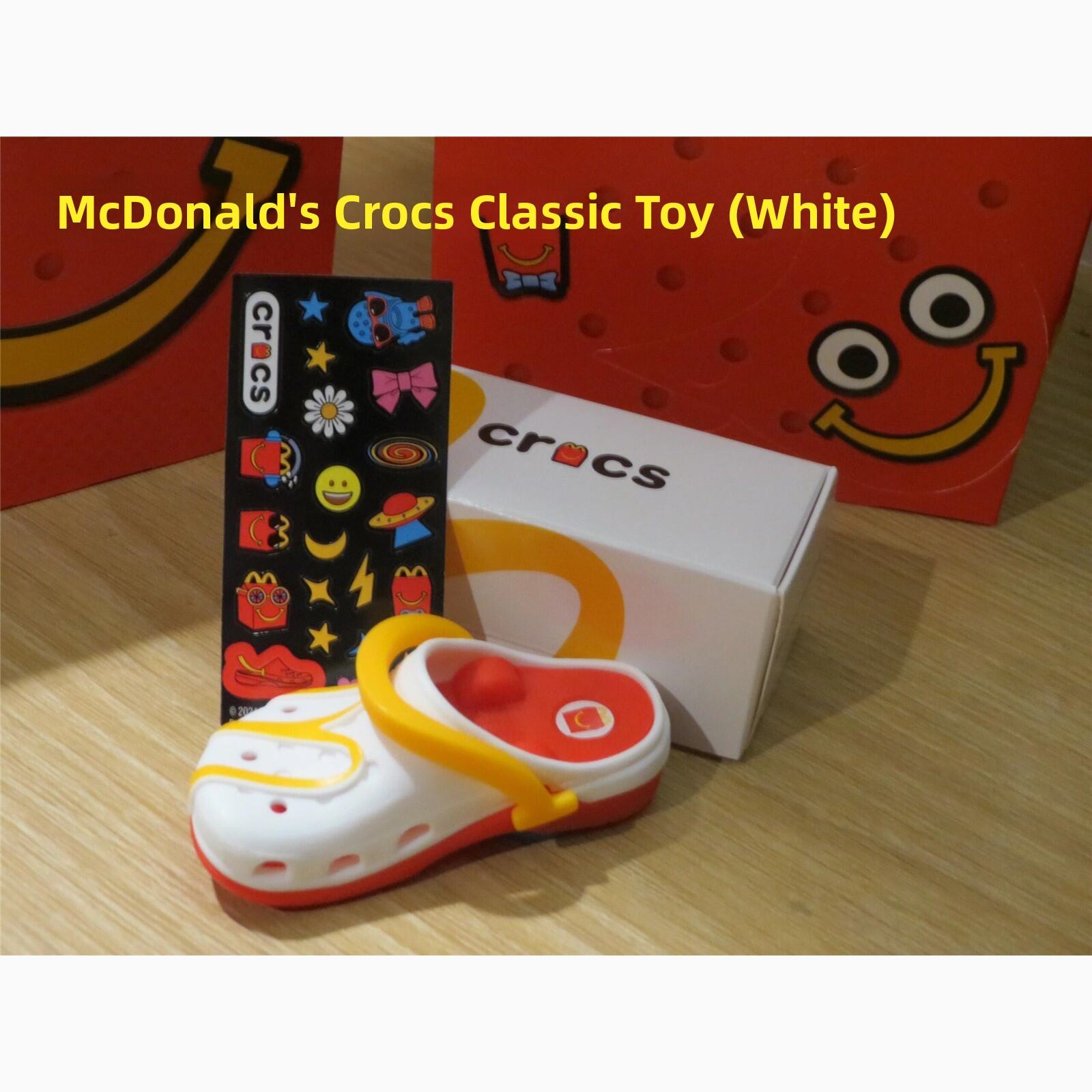 McDonald's Mini Crocs Toy Slippers Happy Meal Keychain Pendant Hole Shoe Plaything Cartoon ...