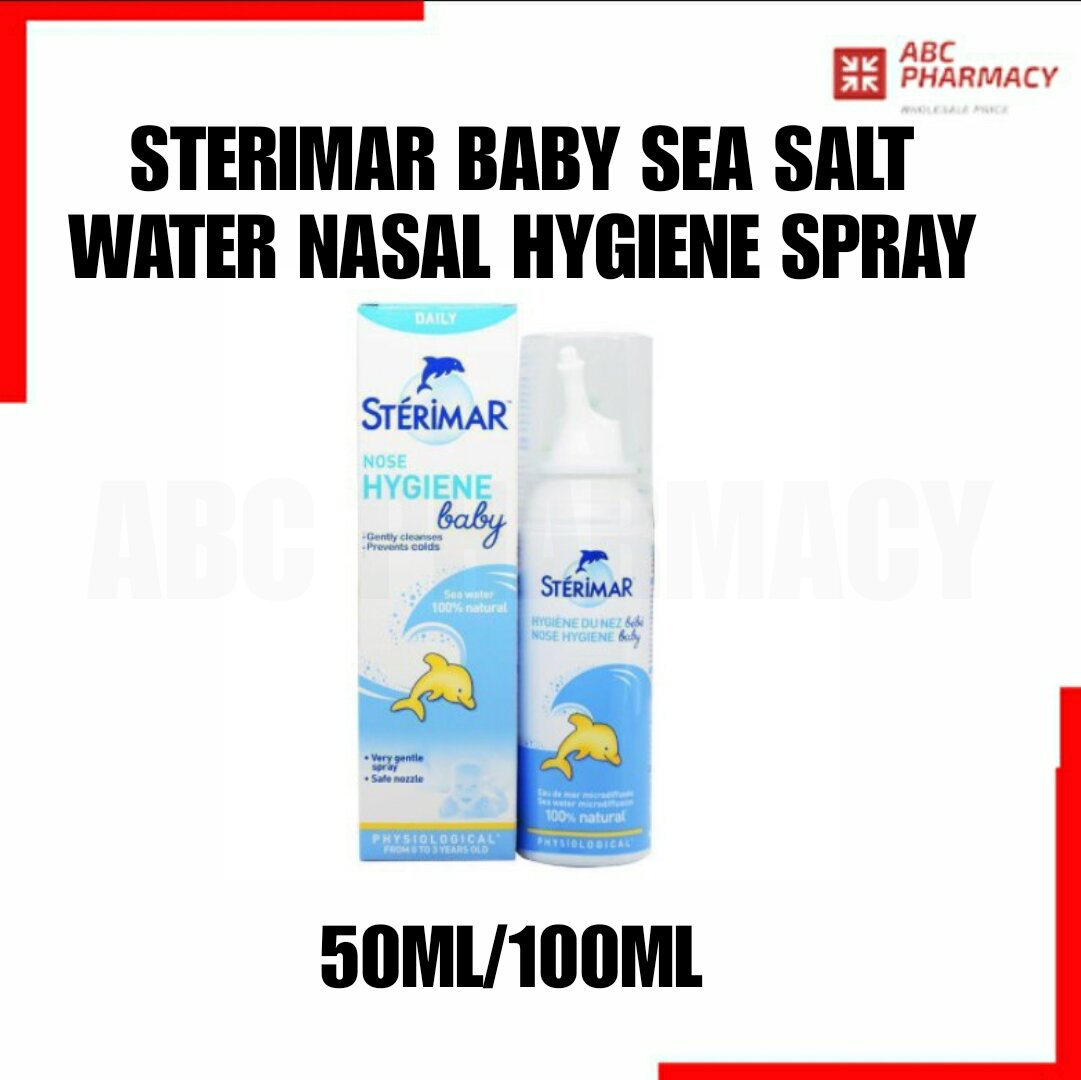 STERIMAR Baby Sea Salt Water Nasal Hygiene Spray 50ml (EXP03/26 ...