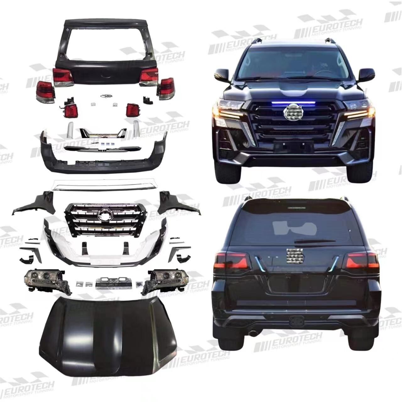 Toyota Land Cruiser FJ200 2008-2016 convert 2018 LIMGENE Bodykit body ...