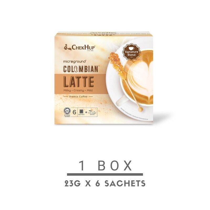 Chek hup colombian latte premix coffee 23g 6sachets | Lazada
