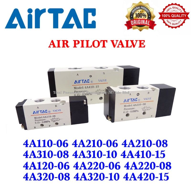 AirTAC 4A110-06 4A210-06 4A210-08 4A310-08 4A310-10 4A410-15 4A120-06 4A220-06 4A220-08 4A320-08 ...