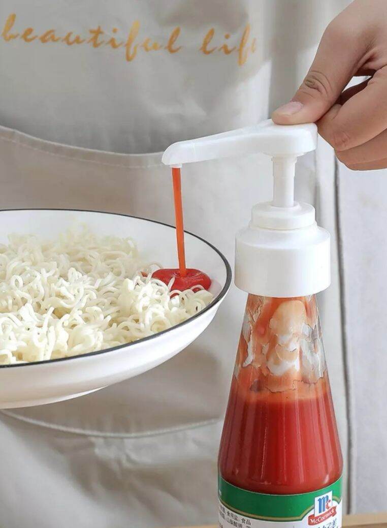 Sauce Bottle Pump Chilli Tomato Sauce Mouth Sauce Dispenser | Lazada