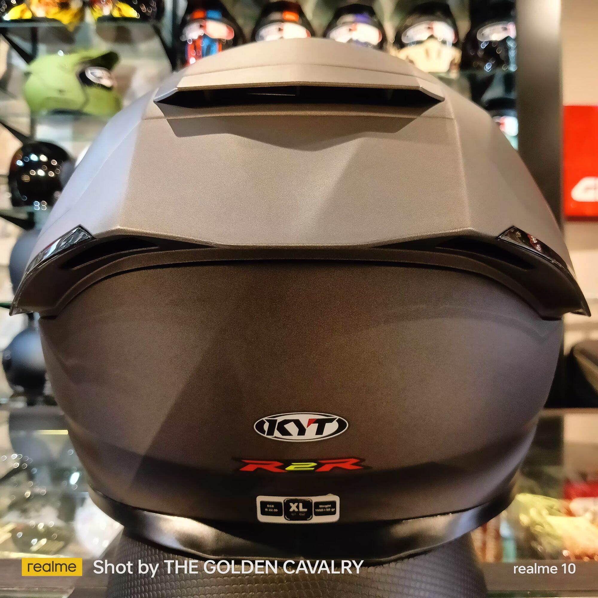 KYT R2R PRO PLAIN MATT GUN METAL ECE22.06 HELMET | Lazada