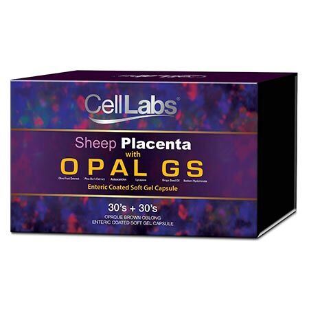 CELLLABS SHEEP PLACENTA WITH OPAL GS CAPSULE 30S X 2 | Lazada