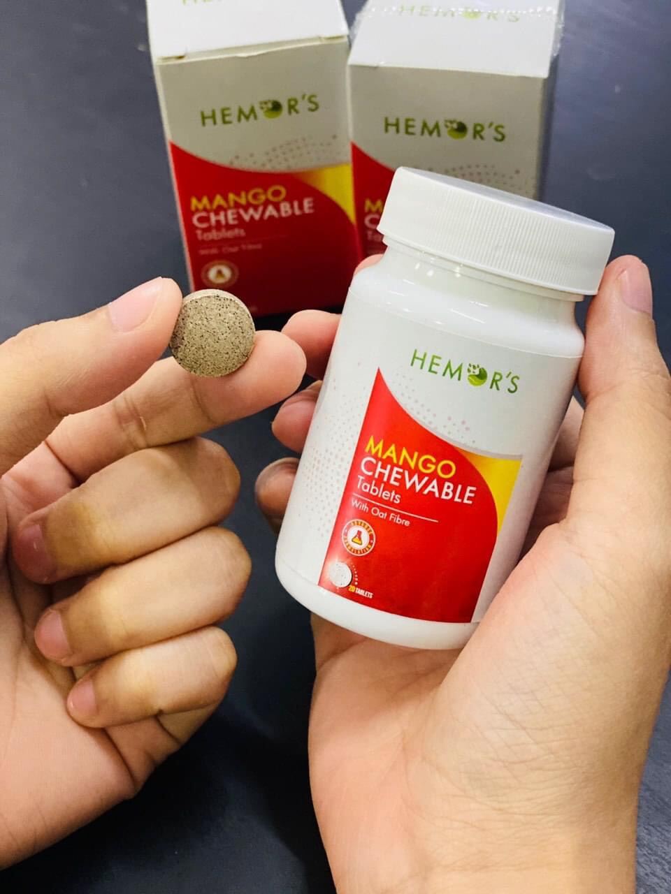 HEMORS Mango Chewable Ubat Kecutkan Buasir Merawat Masalah Pencernaan ...