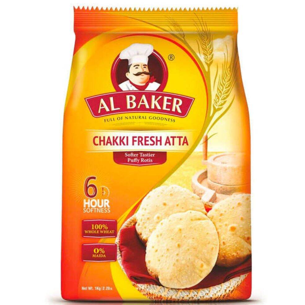 Al Bakers Fresh Chakki Atta, Whole Wheat Flour 5 kg | Lazada