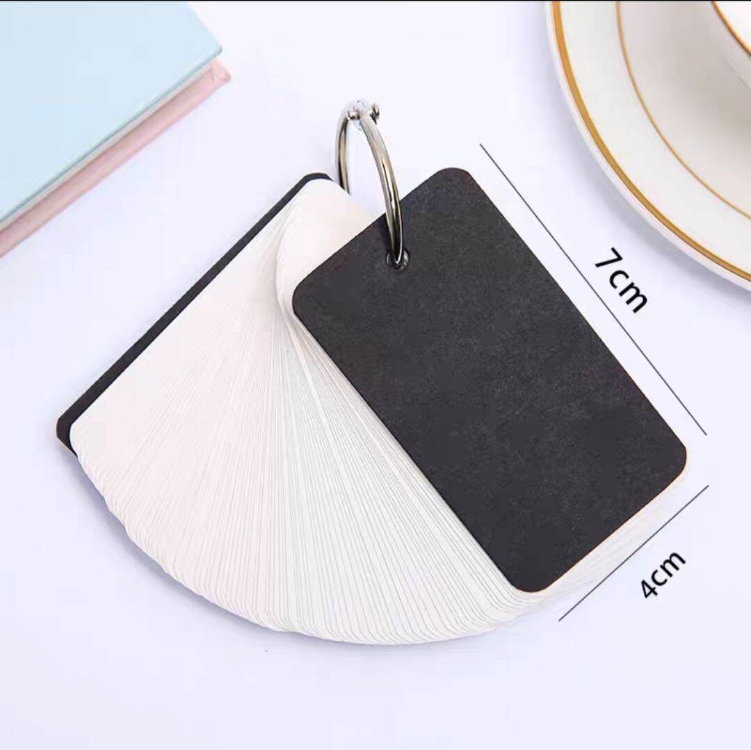 Plain Card DIY Color Paper Mini Memo Notepad Note Book Reminder Hard ...