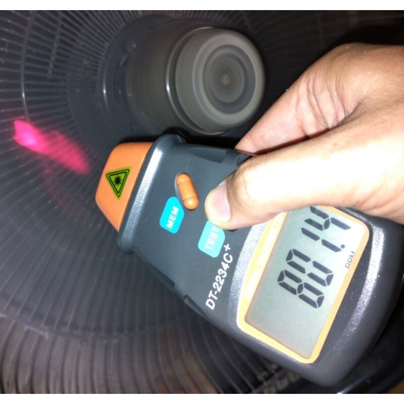 Laser RPM Tachometer Meter Rotate Tacho Ukur Kelajuaan Pusingan Tester ...