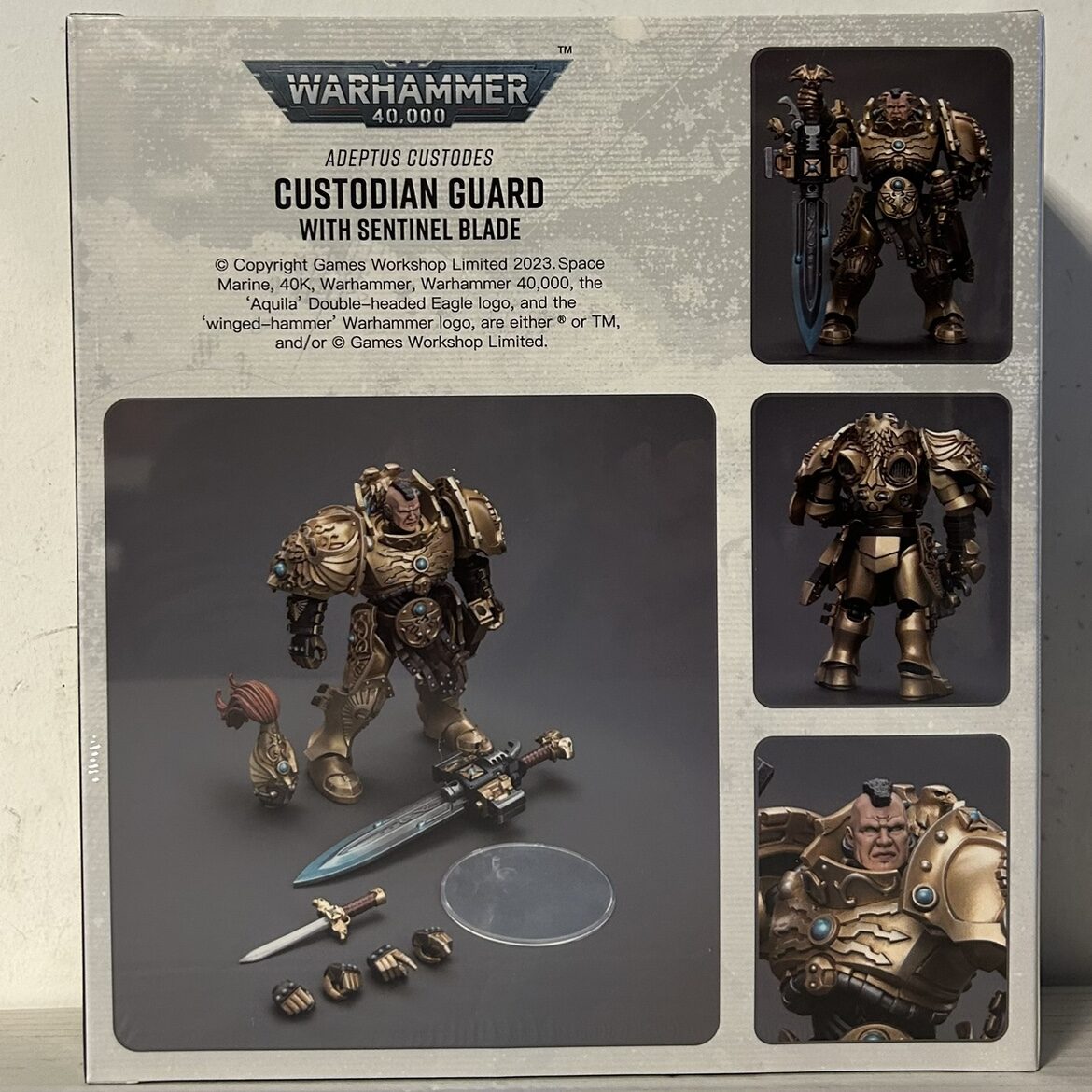 Joytoy 1:18 3.75 Warhammer 40K Empire Guard Shieldbearer Collectible ...