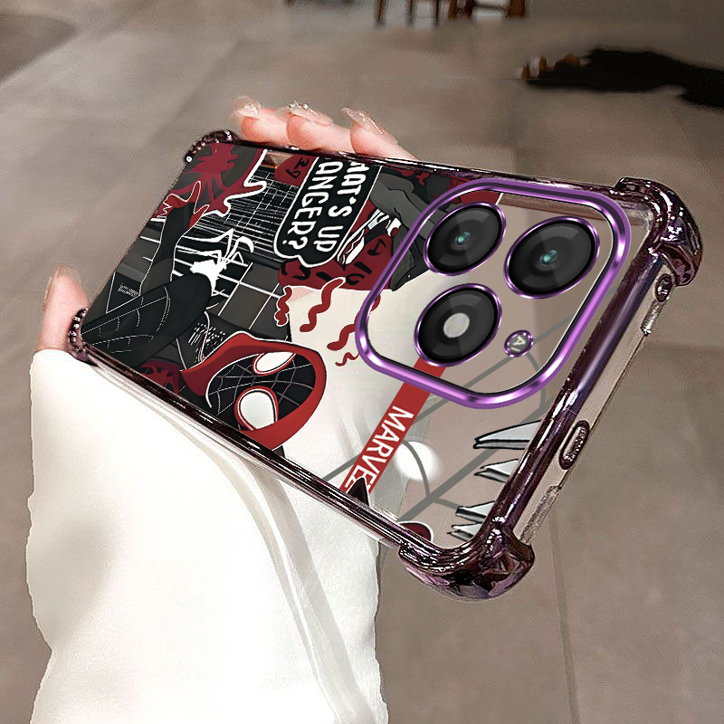 realme Note 70 60 60x 50 60s note70 Spider Man Clear Cover Transparent ...