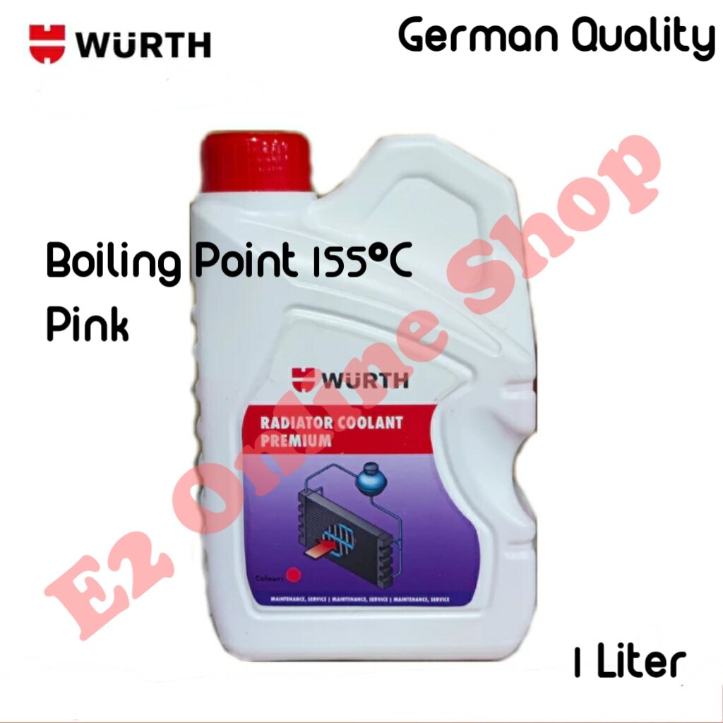 Wurth Radiator Coolant Premium (1L) Pink Color | Lazada
