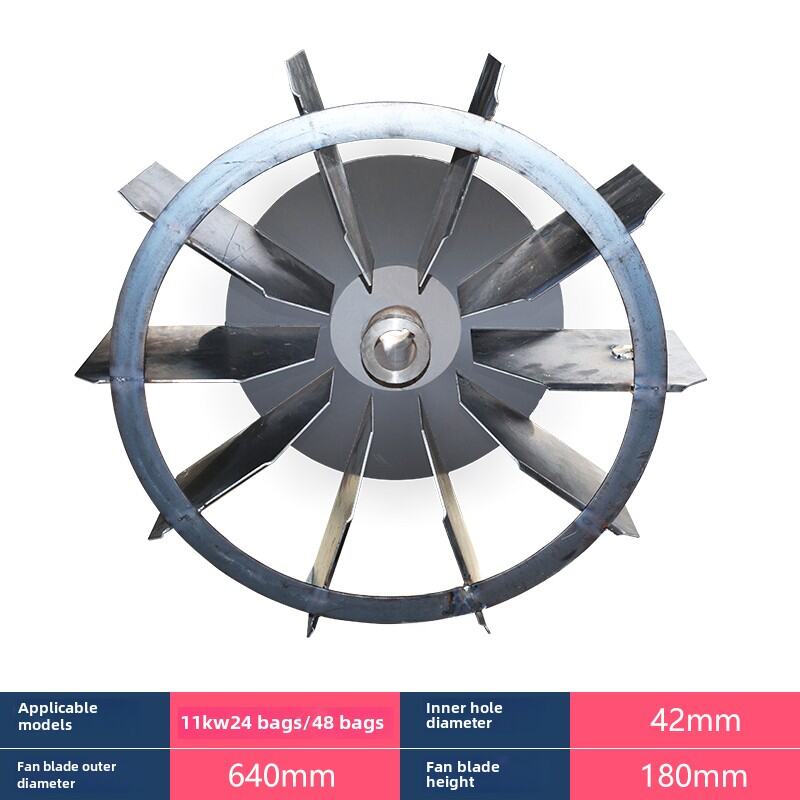 Woodworking Bag Dust Collector Fan Blade Dynamic Balance Impeller ...