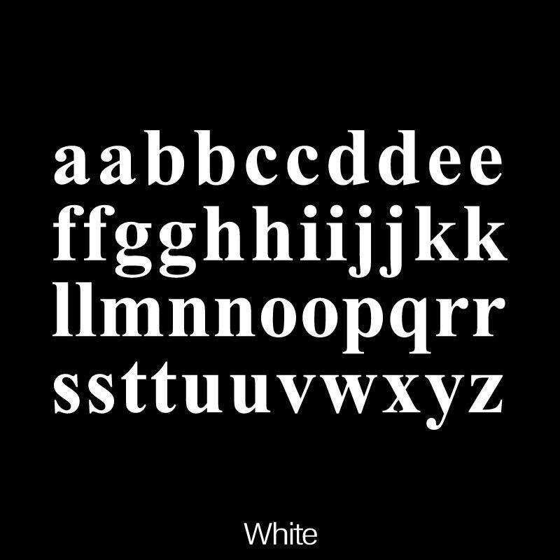 Car sticker ABC word small letters big vinyl sticker alphabet letter ...