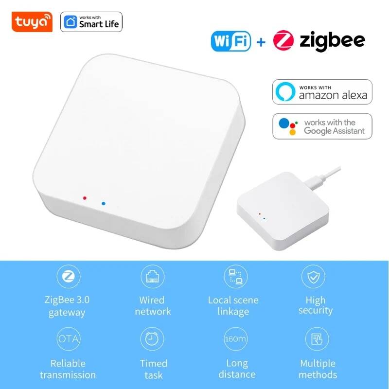 Tuya Smart Zigbee Multi Mode Gateway Hub Smart Home Zigbee Bluetooth