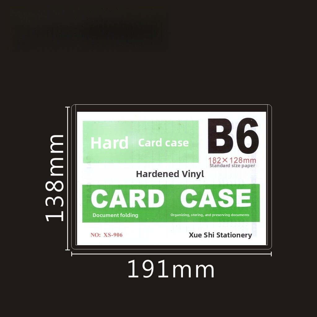 Hard Plastic Cover for Documents And Cards A4 A3 A5 A6 B4 B5 B6 B7 File ...