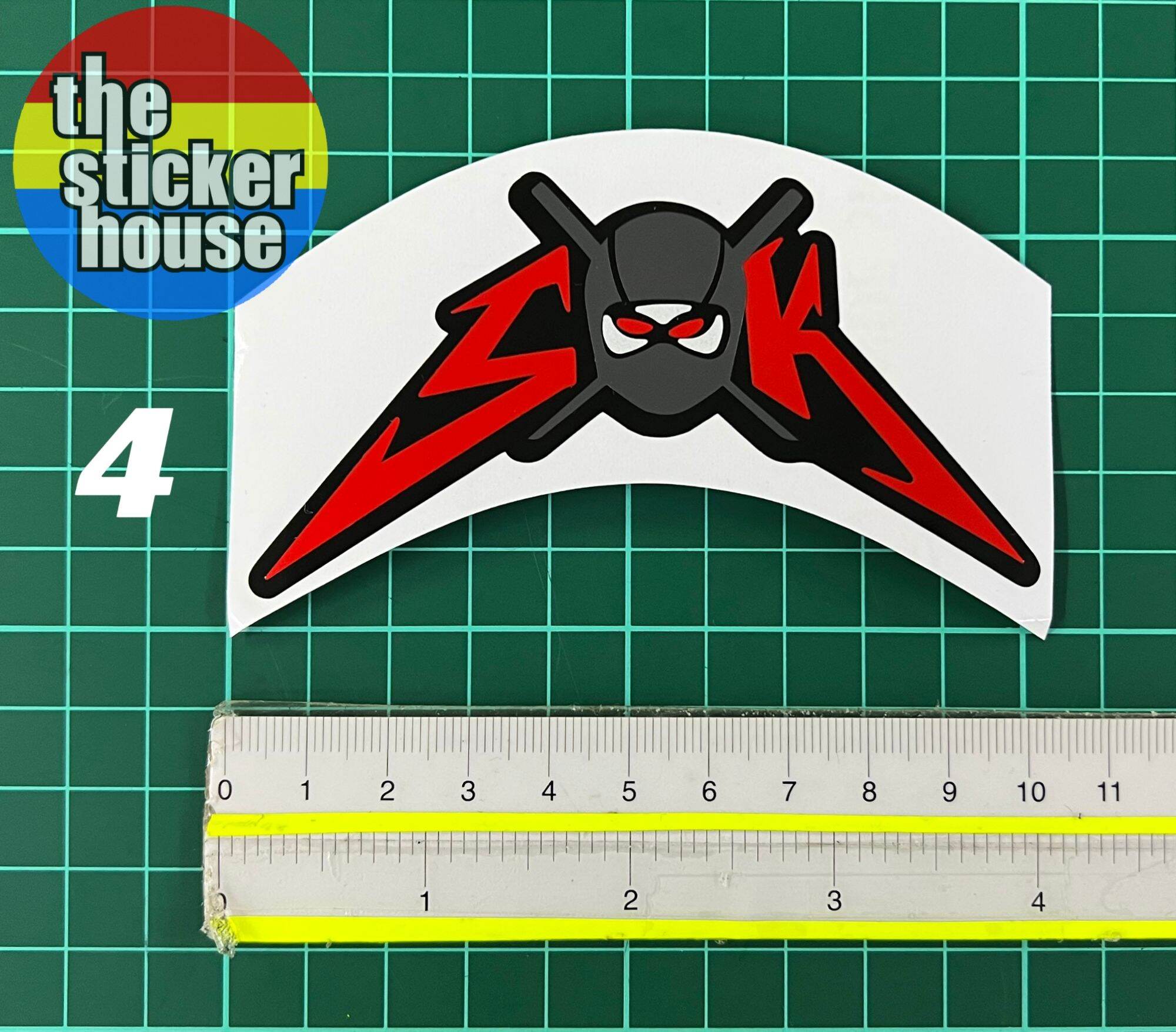 STIKER SILENT KILLER / SILENTKILLER / SILENT KILLER LOGO CUTTING & PRINTING LAMINATED REFLECTIVE ...