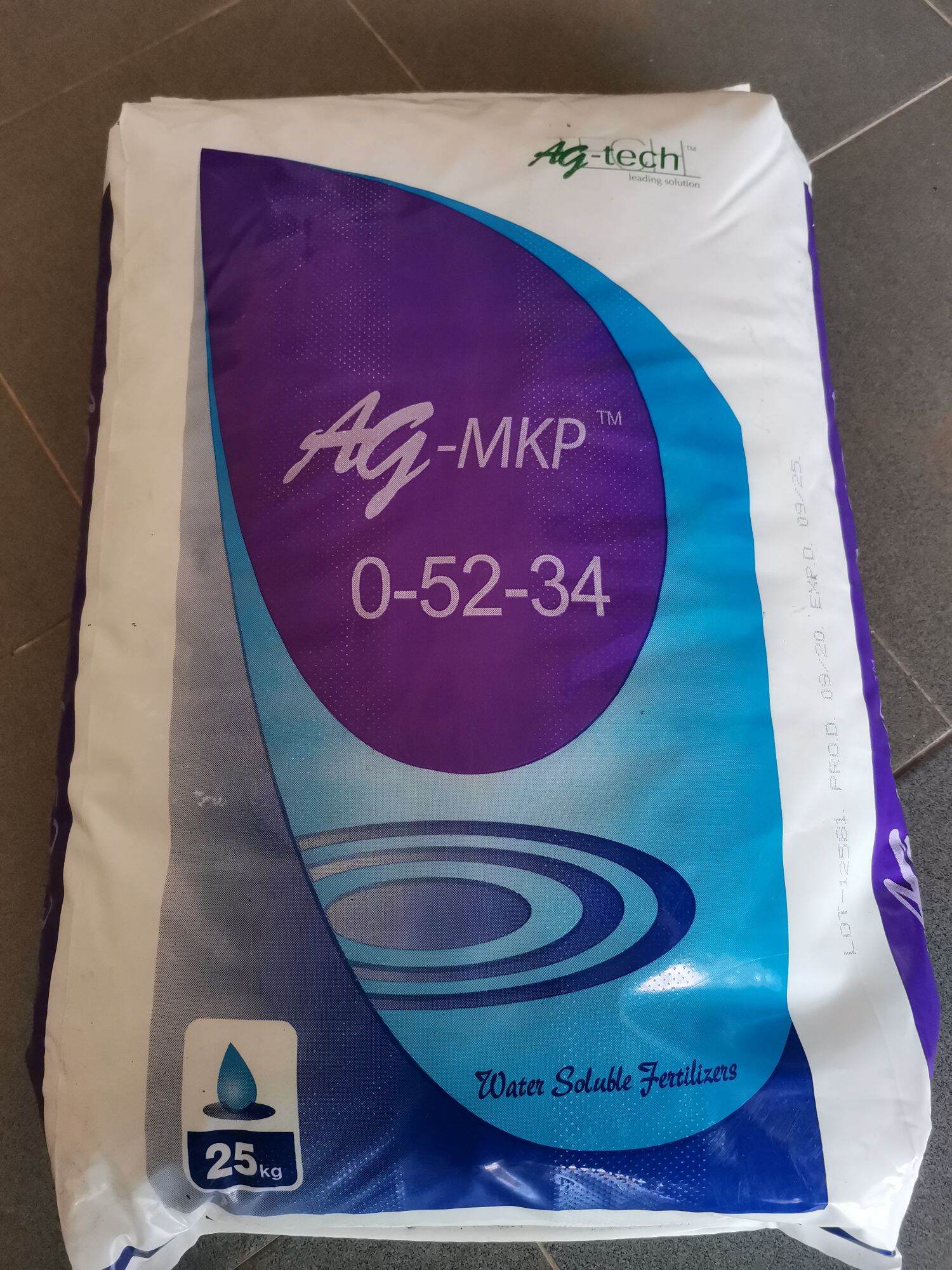 25kG AG MKP Monopotassium Phosphate 100% water soluble fertilizer ...