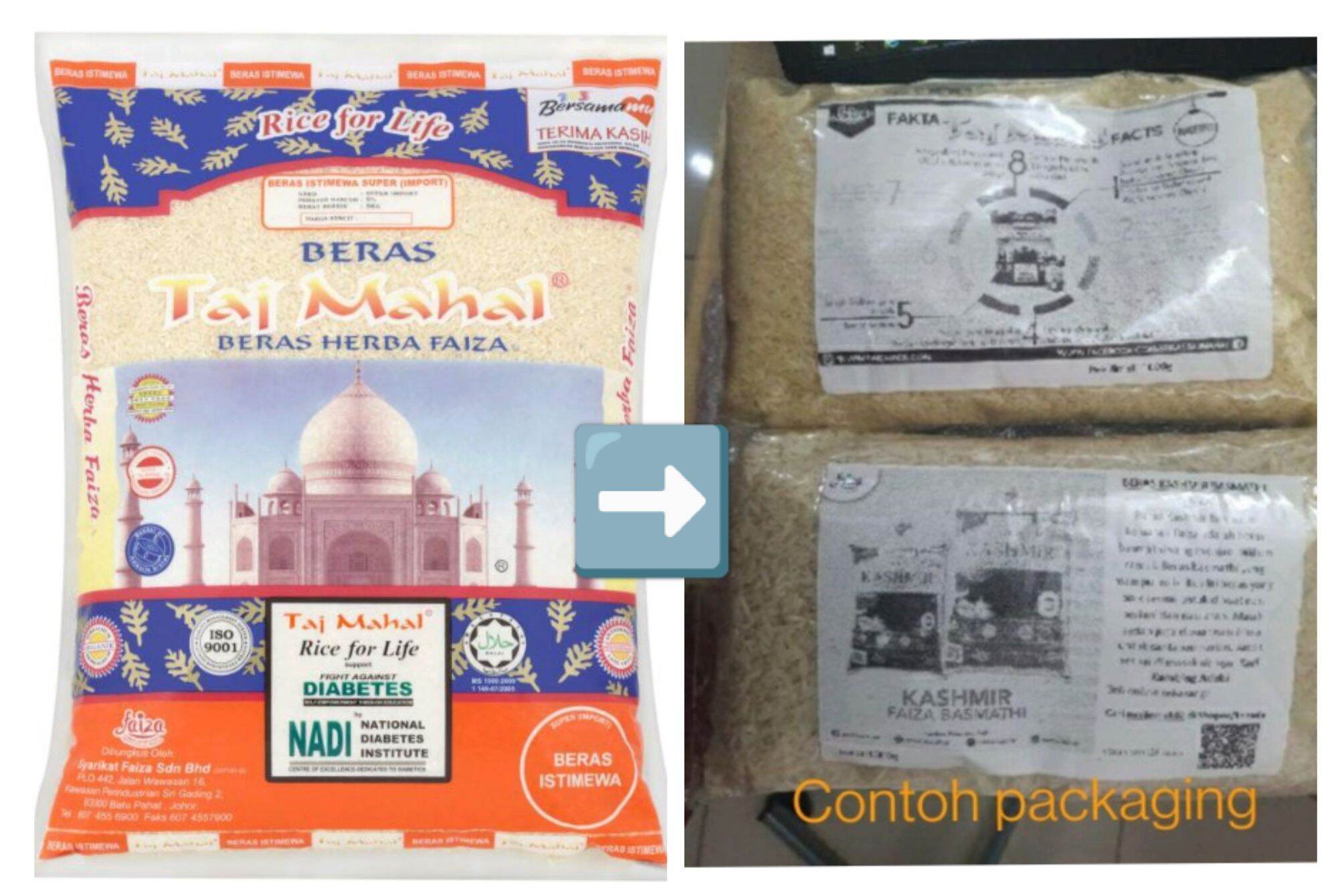 Faiza Herba Ponni Taj Mahal Beras | Rice 500gram, 1kg & 5kg | Lazada