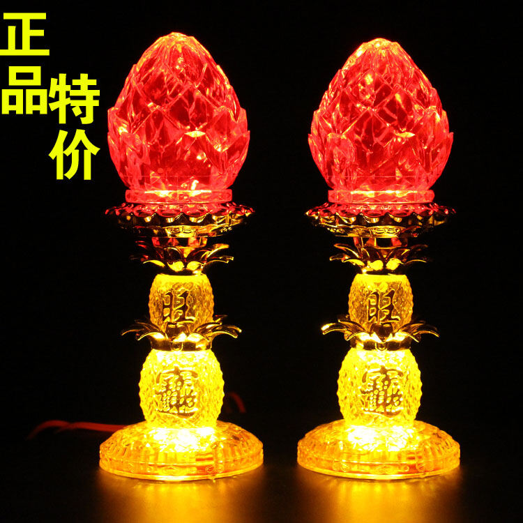 Electric Candle Buddha Shrine Led God of Wealth Lamp Fairy Lamp Buddha ...