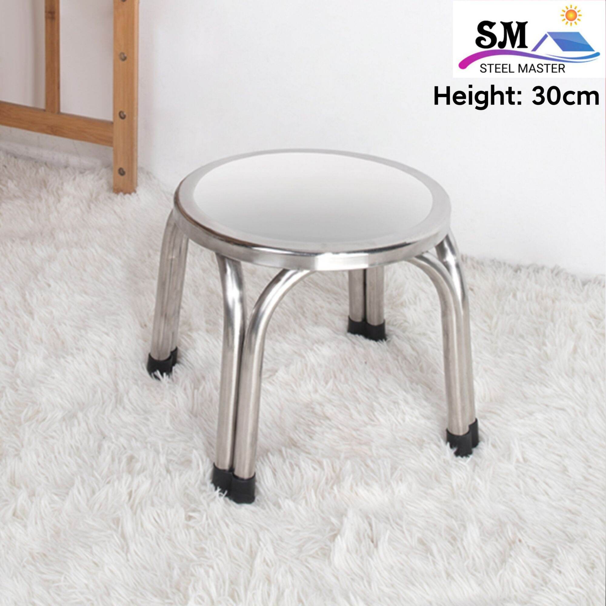 Stainless Steel Round Stool/ Living Room Chair/ Working Chair/ Leisure ...