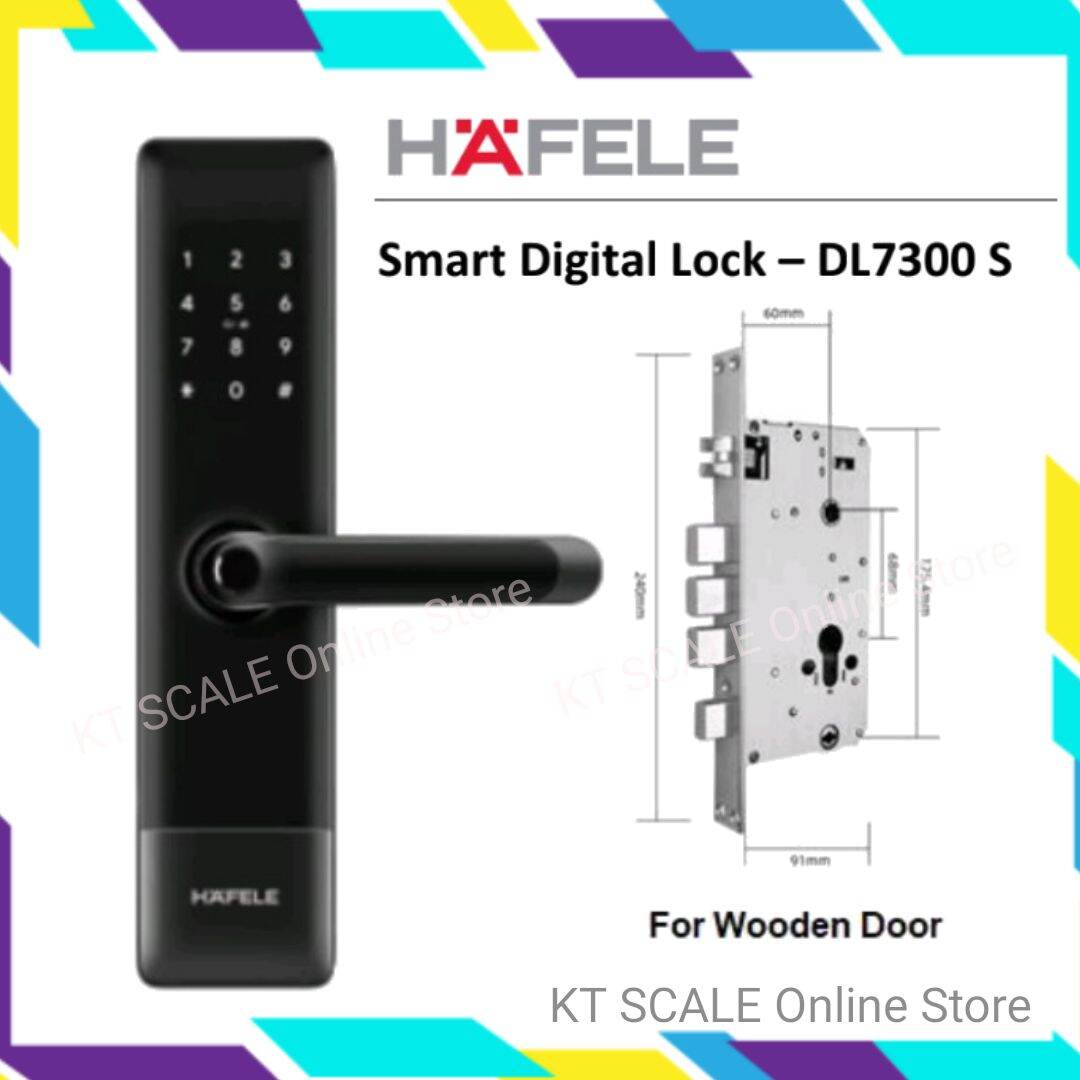 HAFELE DIGITAL SMART LOCK DL7300 S | Lazada