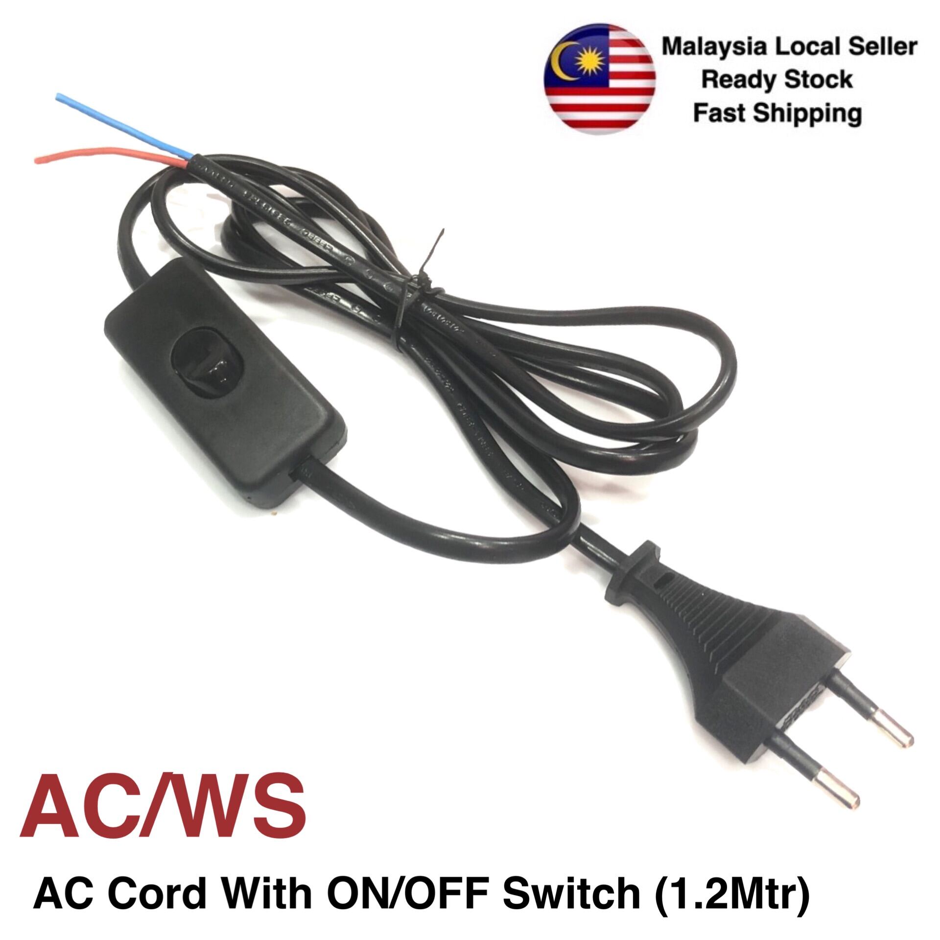 Heavy Duty 2 Pin Plug and Socket 10A 240V Round Pin Male and Female In ...