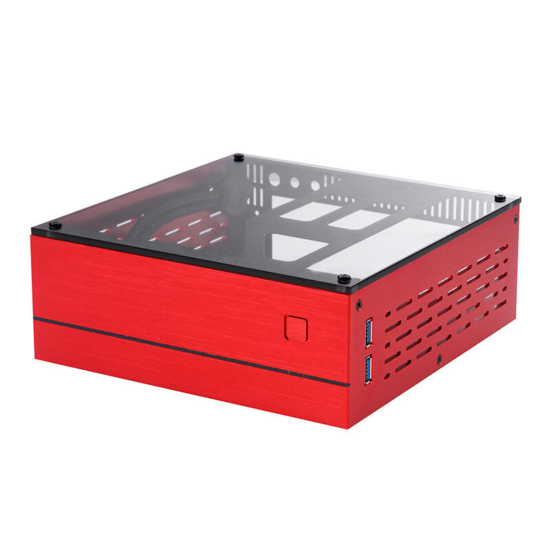 HTPC ITX Case Mini Chassis Computer Aluminum Steel Plate Case Desktop ...