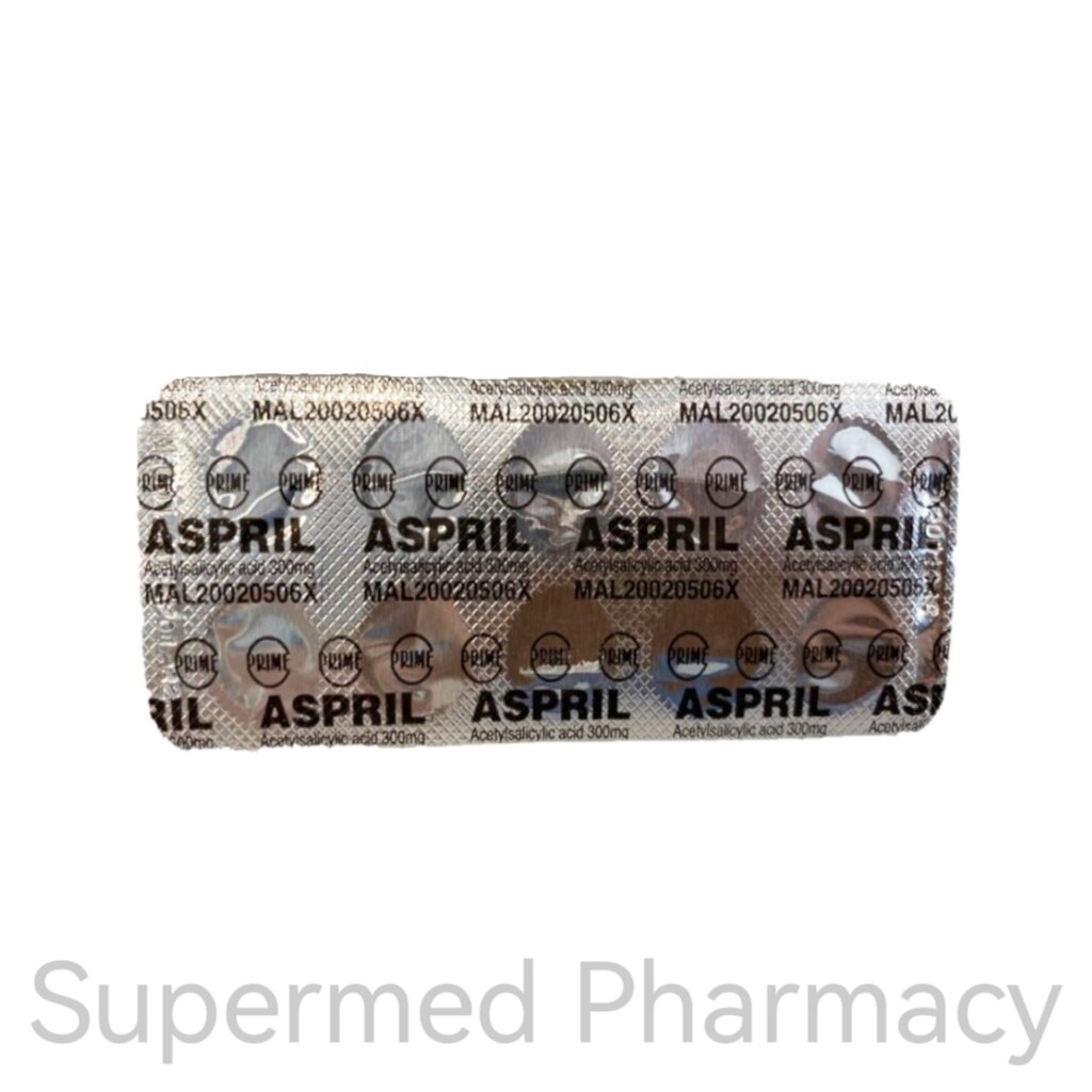 Prime Aspril 300mg (Aspirin 300mg) | Lazada