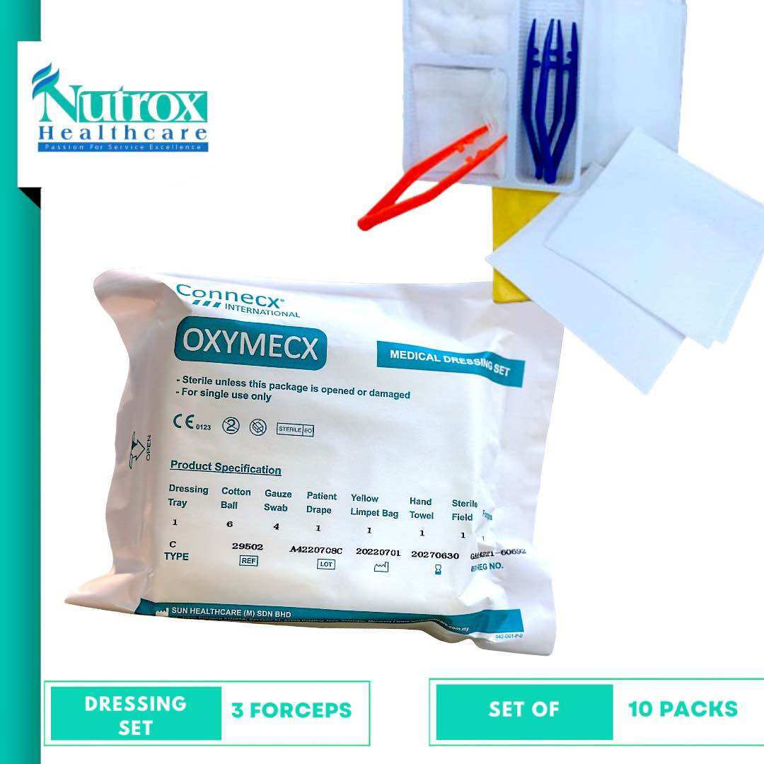 Medical Dressing Set 3 Forceps [Set of 10 Packs Dressing Set] | Lazada