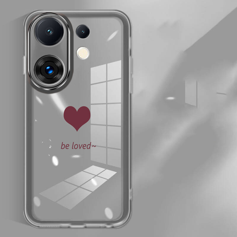 VIVO V60 5G vivo v60 VivoV60 5G Luxury Cute Love Heart Casing Clear ...