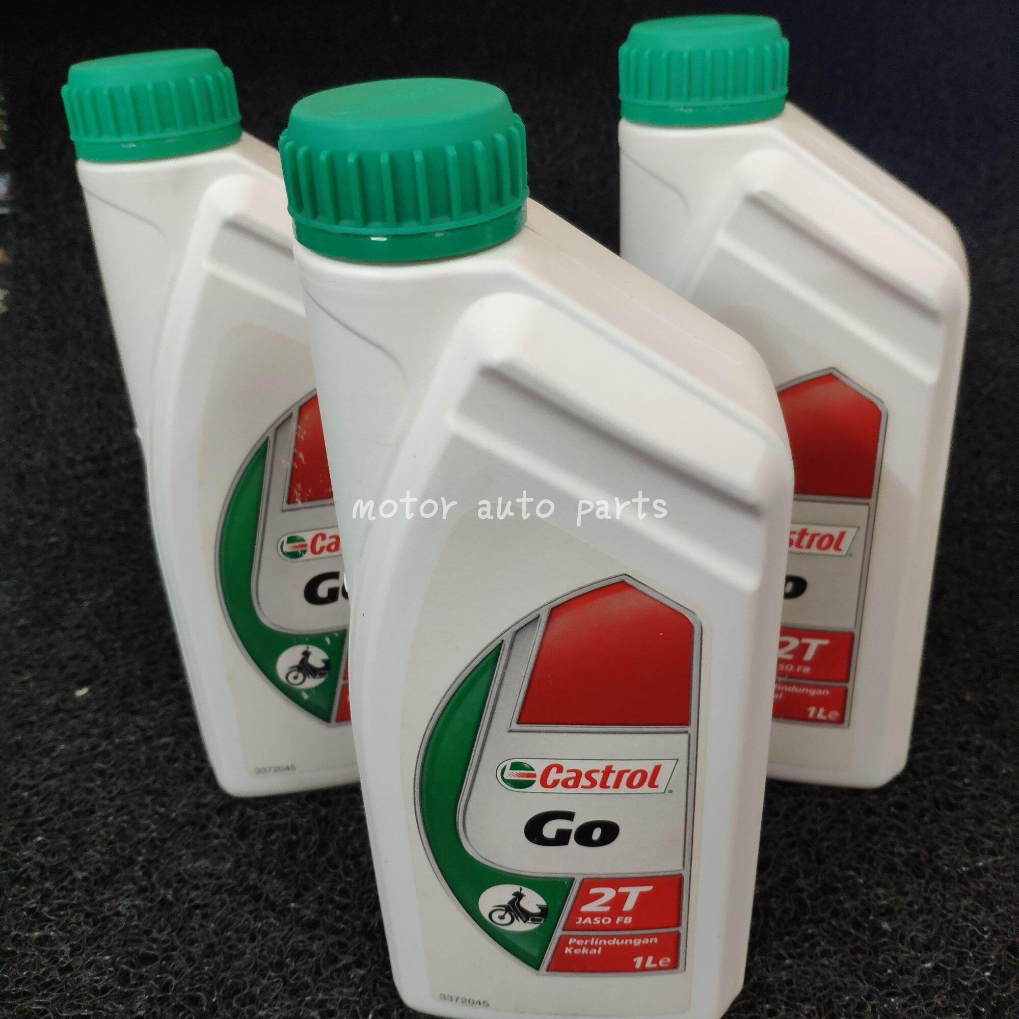 Castrol 2t Go Jaso FB 1 Litter 2T Oil Minyak 100% Original Castrol ...