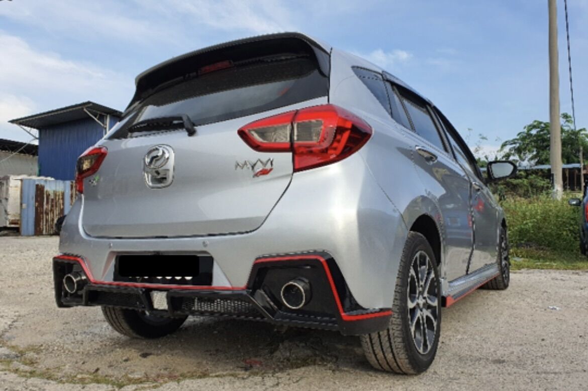 Perodua Myvi 2022 2023 2024 GT Bodykit body kit front rear bumper led ...