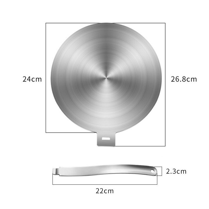 20-28cm Stainless Steel Heat Conduction Plate Induction Cooker Heat ...