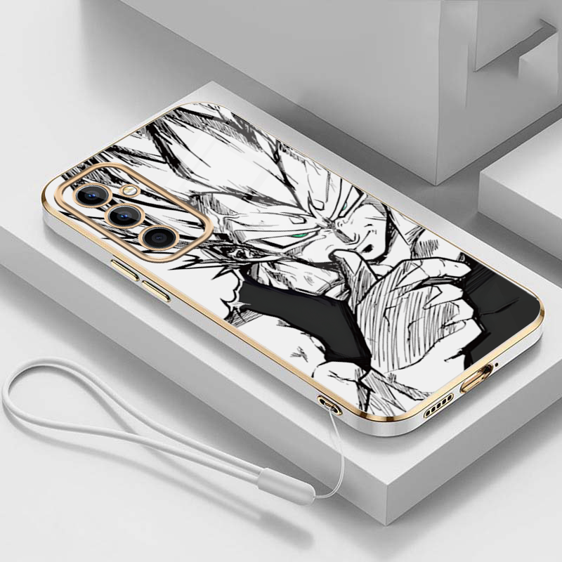 Samsung S25 FE Official Dragon Ball Cover Silicon Case Super Saiyan ...