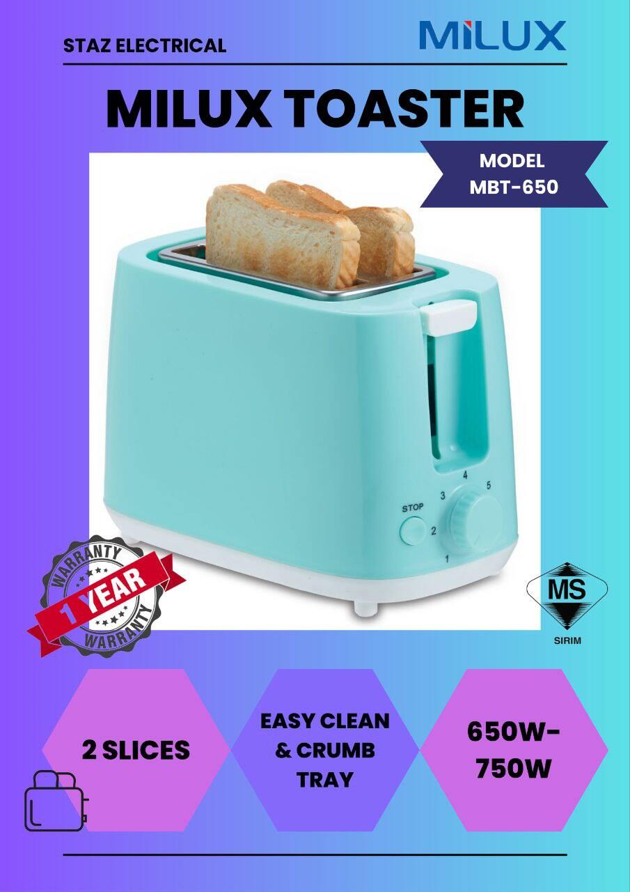 Milux Toaster (MBT-650) | Lazada