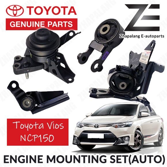 Original Toyota Engine Mounting Set Auto Vios 1.5 NCP150 4 Speed 2014 ...